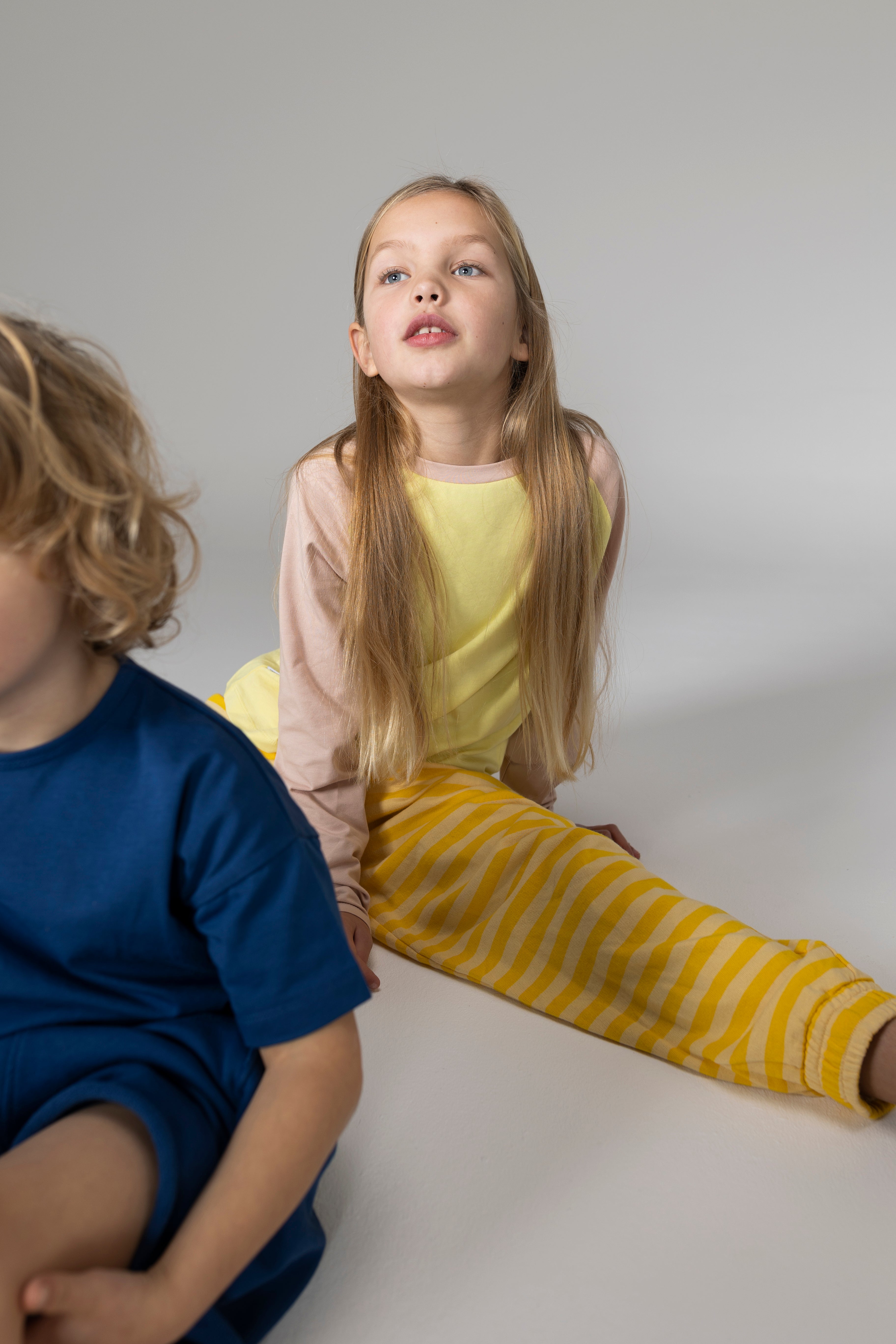 SS23 Oversized Sweatpants Lemon Twist Stripe 1-2Y – MINGO JAPAN